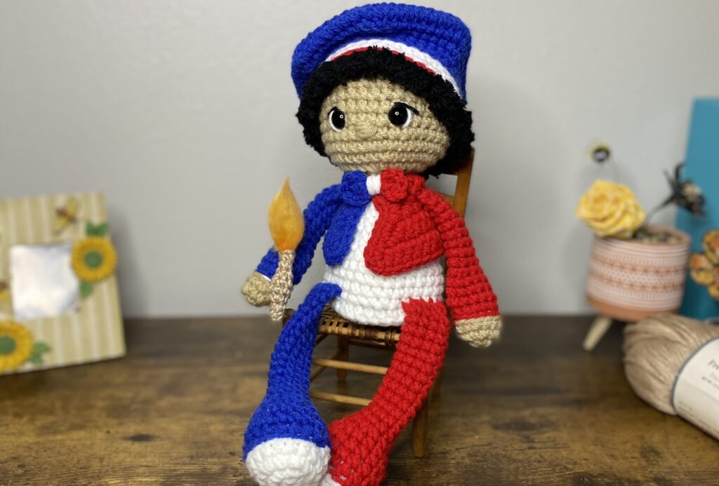French Patriotic Boy Crochet Pattern: 2024 Paris Olympics Edition - the ...